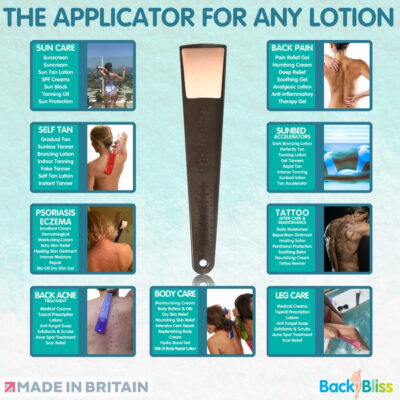 BackBliss Back Lotion Applicator Single Black - Backbliss