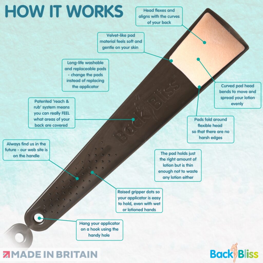 BackBliss Back Lotion Applicator Single Black - Backbliss